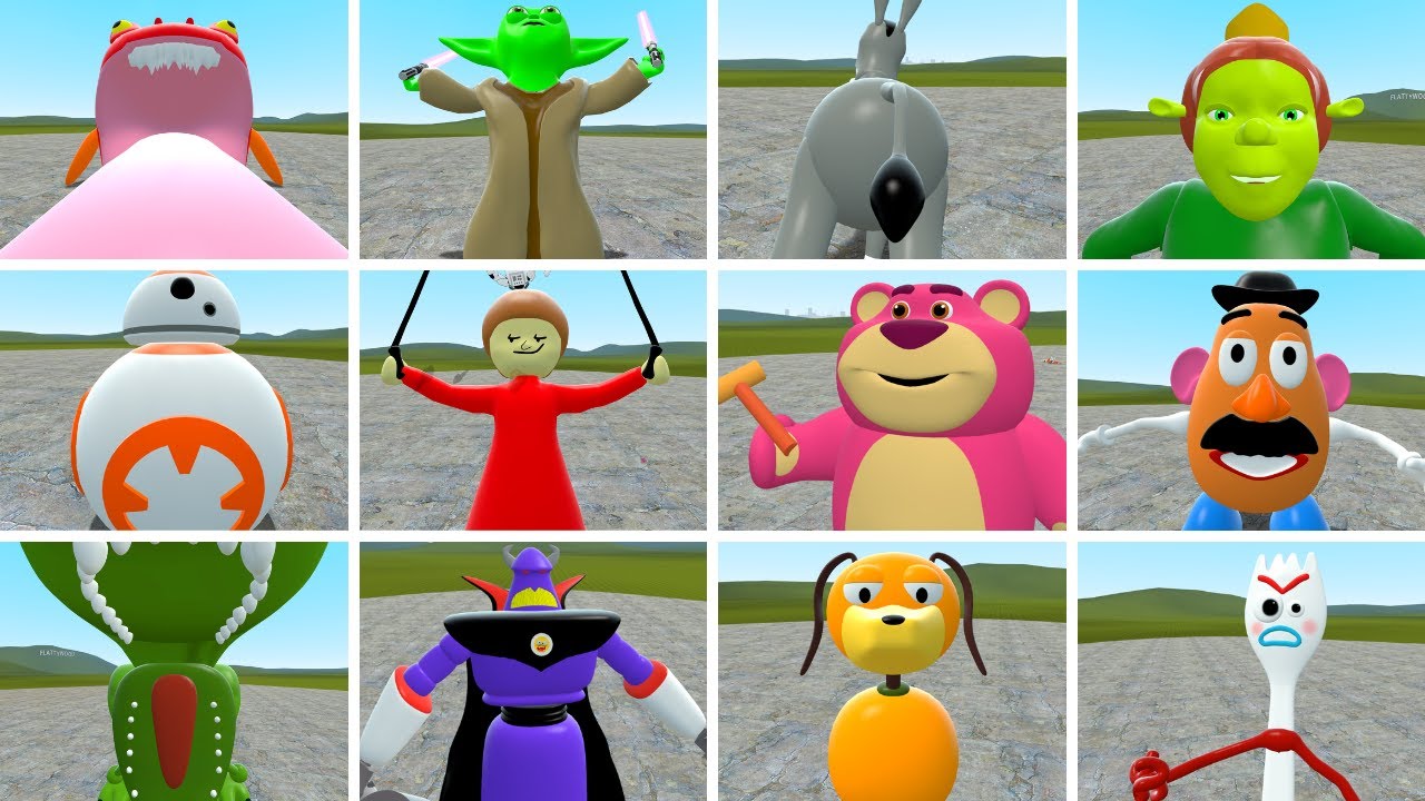 All New 3D Memes Nextbot v14 & Toy Story Nextbot In Garry's Mod - YouTube