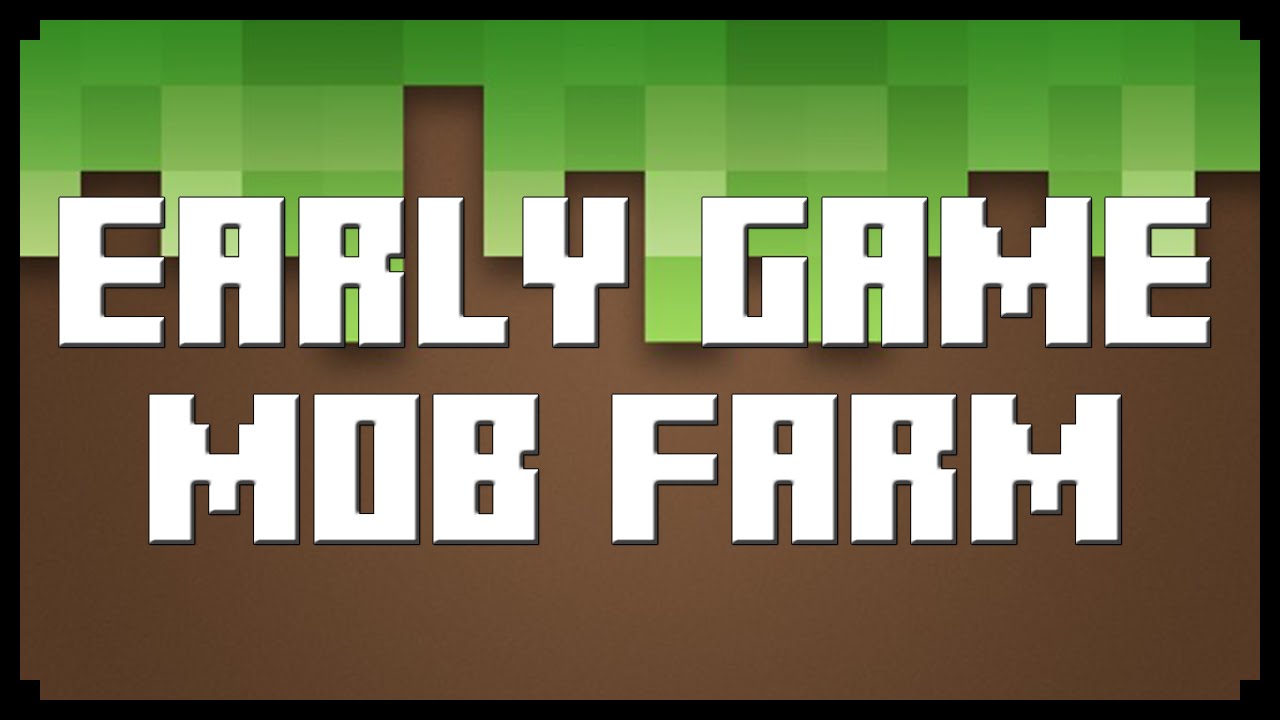 Minecraft: EARLY GAME MOB FARM! (Minecraft Tips/Tricks) | iJevin - YouTube