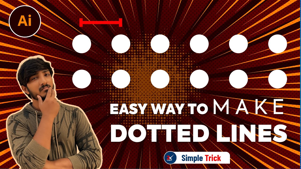 The FASTEST Way to Make Dotted Lines in Adobe Illustrator | Simple Tips ...