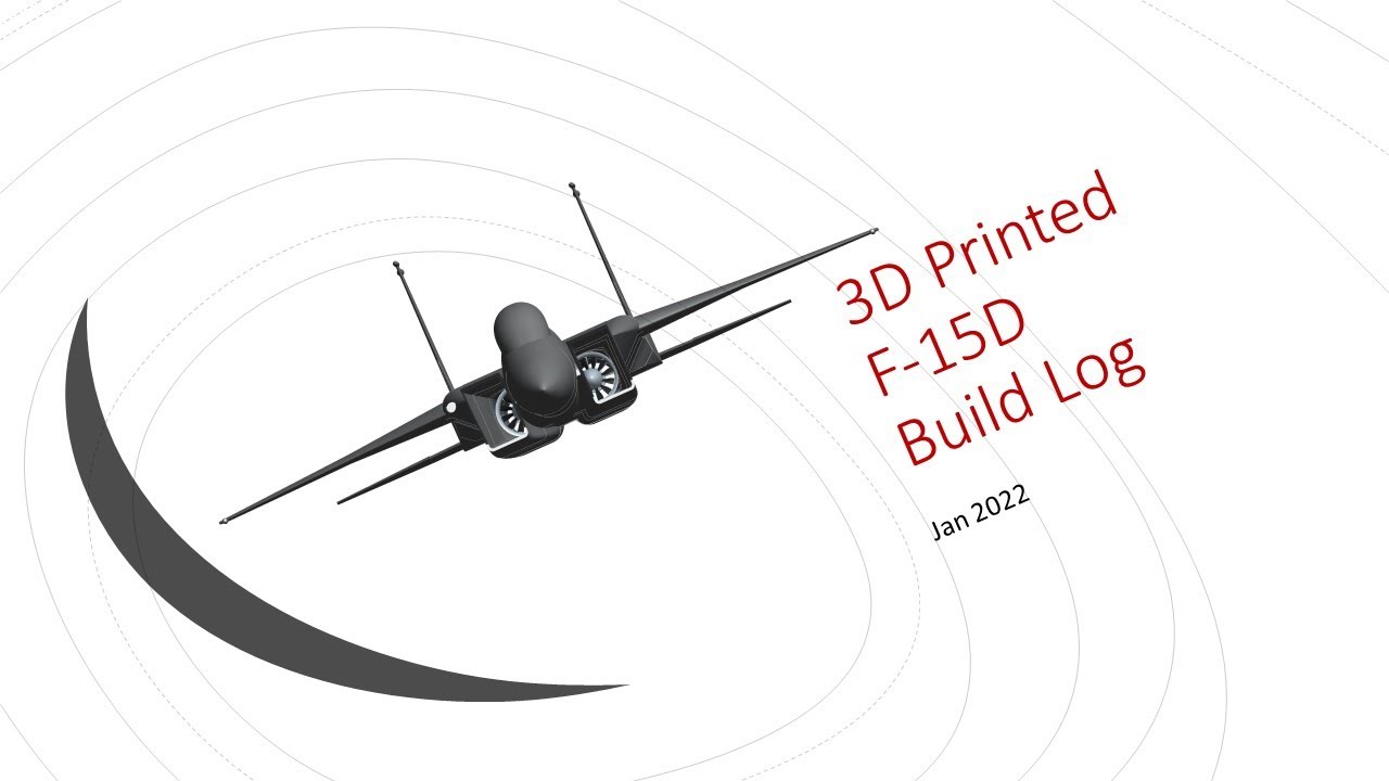 3D printed F-15D - My design and progress 8th Jan 2022! - YouTube