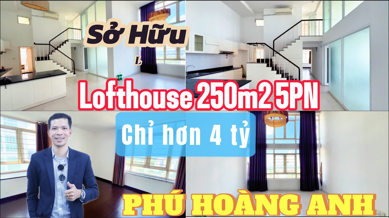#327 : Hơn 4 tỷ đồng Sở hữu Lofthouse 250m2 5PN Tầng Cao View thoáng LH ...