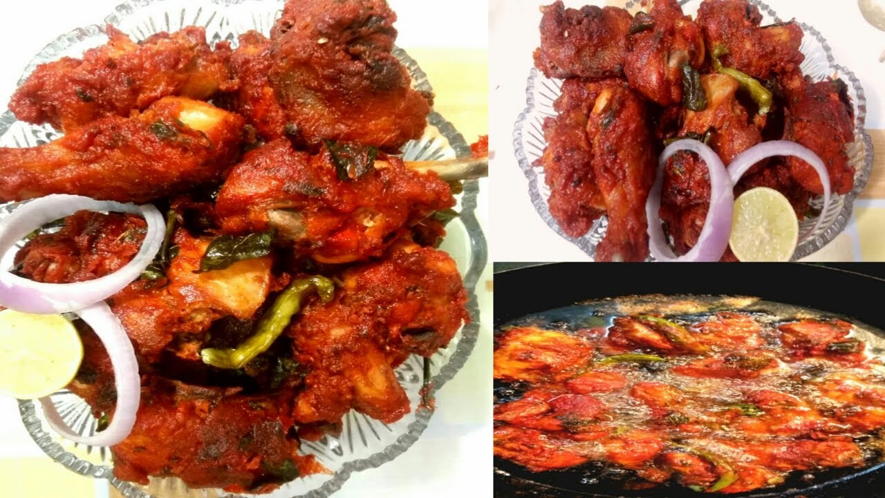 CRISPY RED CHICKEN FRY RECIPE//SHORT&EASY RECIPE//BY Zafran Kitchen ...