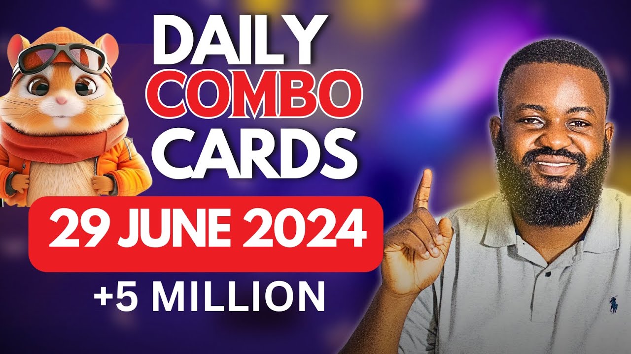 Hamster Kombat Daily Combo Card || Today: 29/06/2024 - YouTube