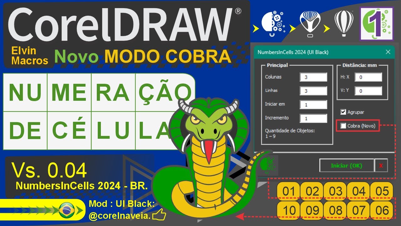 JRM Size Tags Macro FREE for CorelDRAW X7 X8 2017 @Corelnaveia