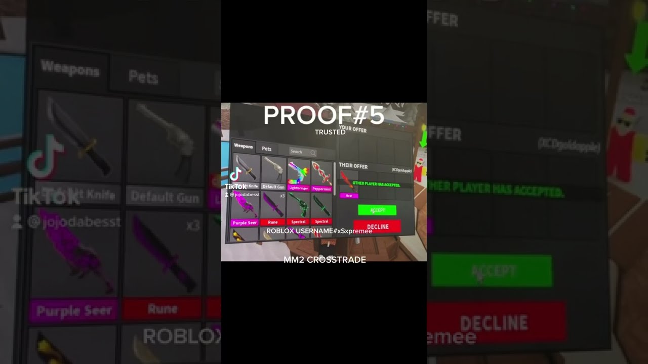 Roblox MM2 Proof #5 !! - YouTube