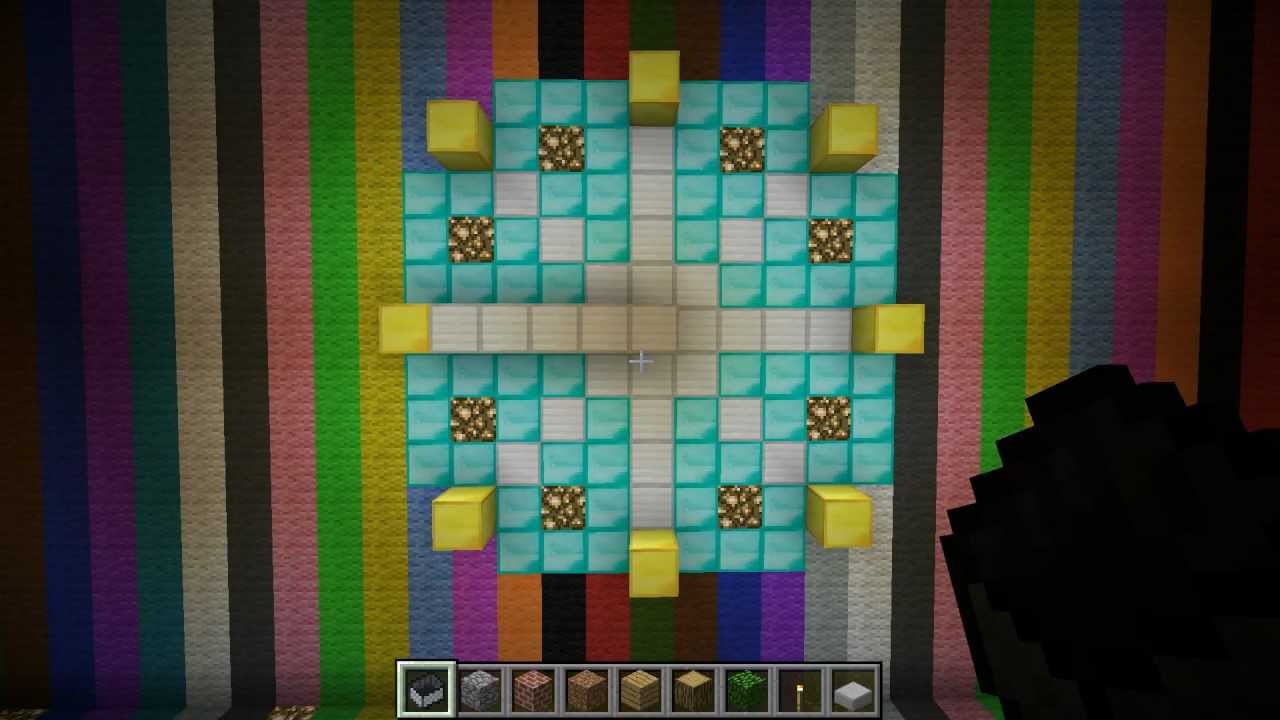 Minecraft Piston clock and 8Bit combination lock! 1080p - YouTube