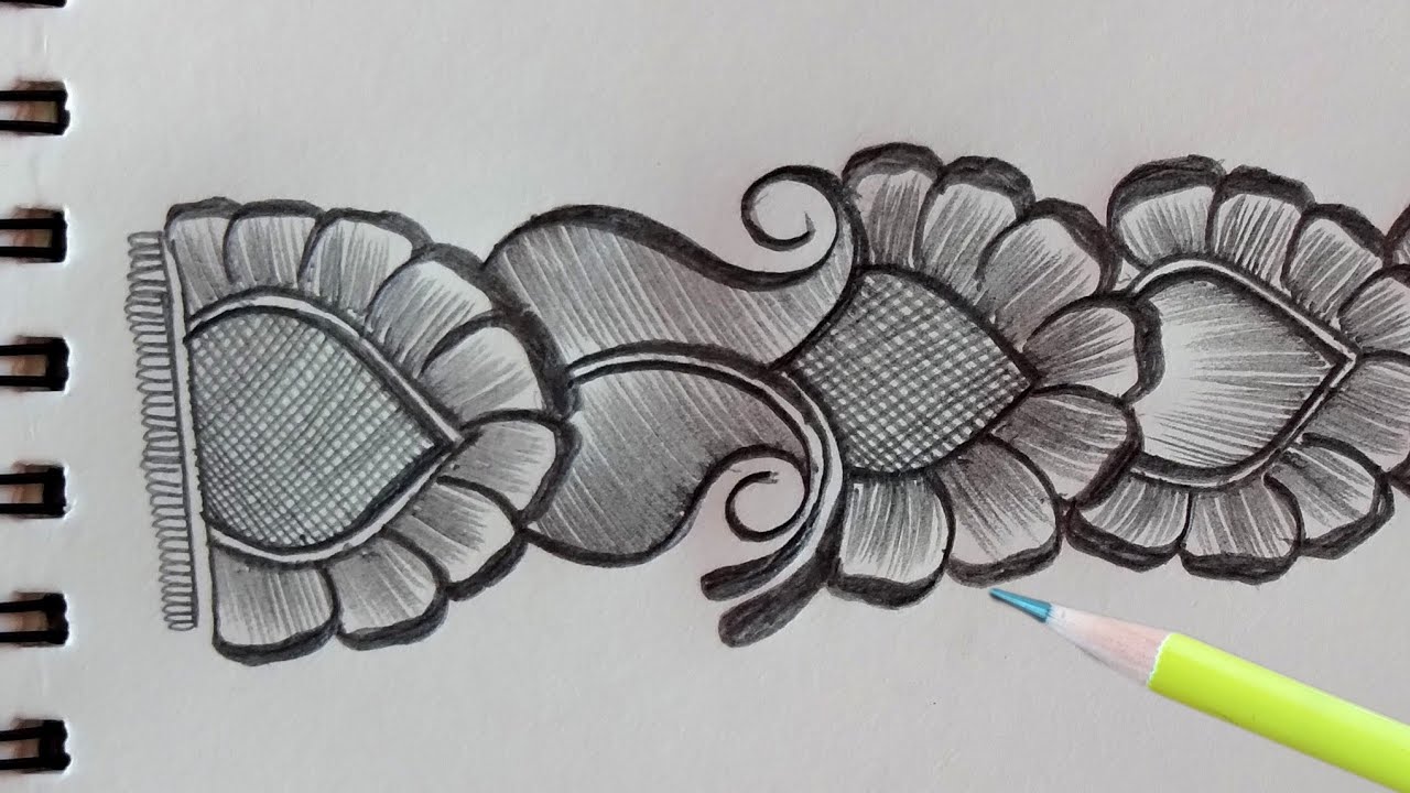 Pencil Mehndi Design for Beginners | Easy and Stylish Pencil Mehndi ...