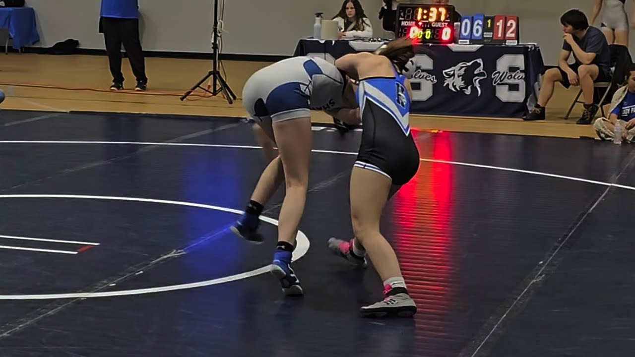 Addie Kay Dual wrestling up at 118lb, 01-2025 #addiewrestling # ...