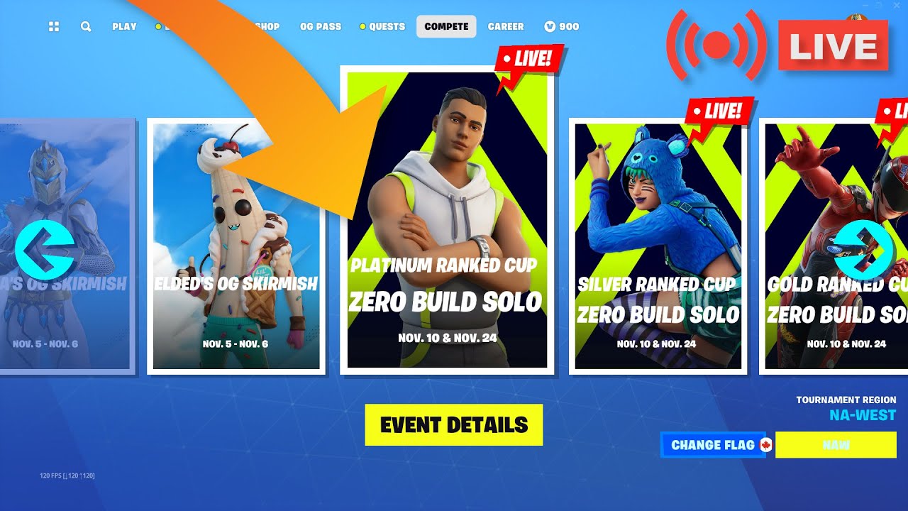 Platinum Ranked Cup Zero Build Solo | #epicpartner ARDEL - YouTube