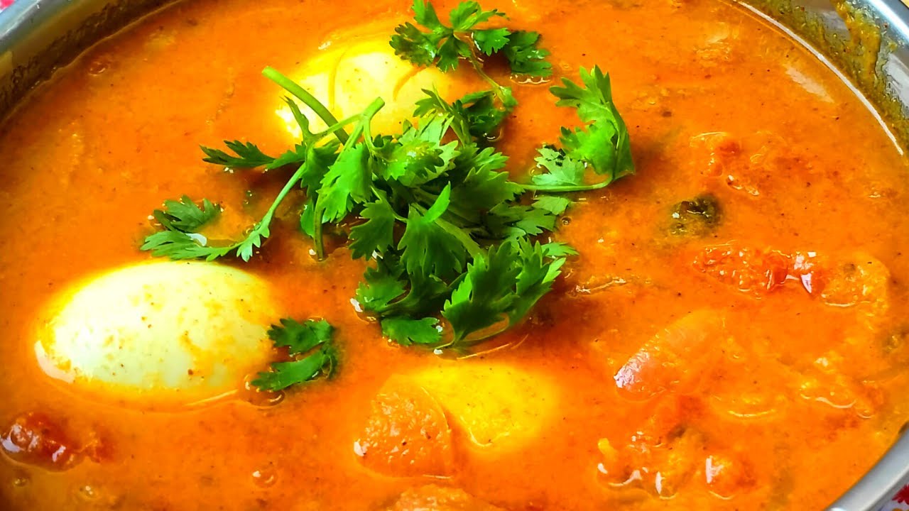 Easy Egg Curry Recipe in Telugu | Anda Curry | How to Make Simple ...