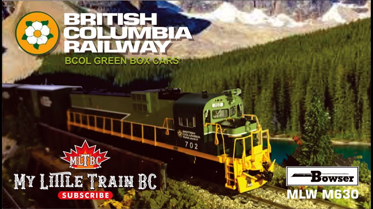 British Columbia Railway | MLW M630 | MLTBC - YouTube