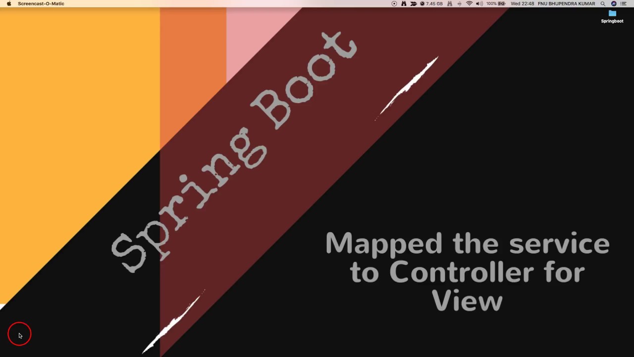 20. Spring boot - Mapped the service to Controller for data passage to ...