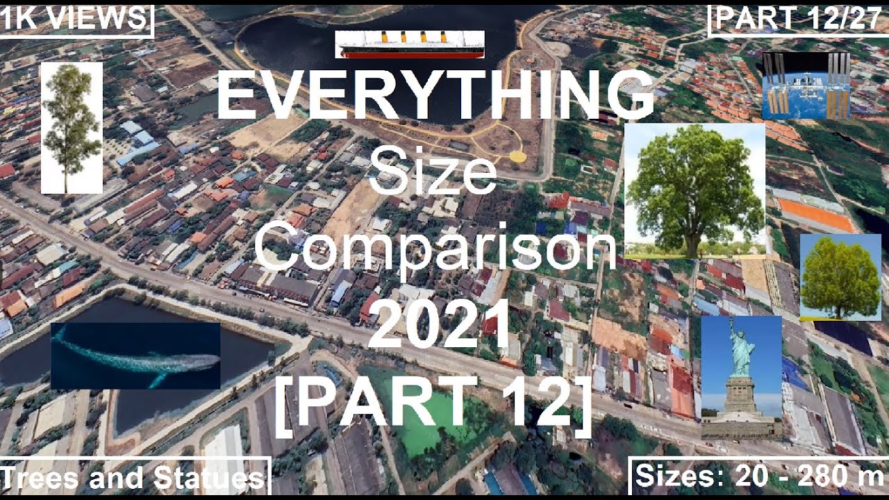 EVERYTHING Size Comparison 2021 [PART 12] - YouTube