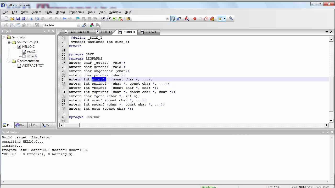 Mikrocontroller Kurs: Compilieren und Linken - YouTube