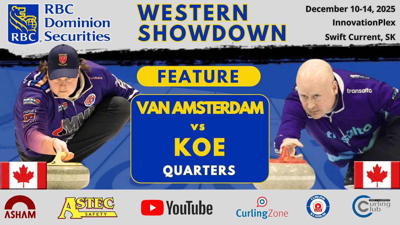 FEATURE: Evan Van Amsterdam vs. Kevin Koe - QUARTERS - RBC Dominion ...