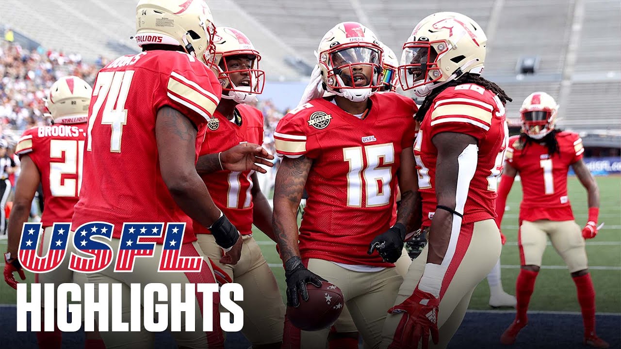 Every Touchdown from Week 8 of action in the USFL | USFL Highlights ...