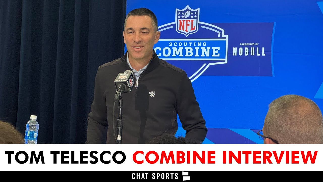 Tom Telesco Press Conference At NFL Combine Ft. Josh Jacobs & Davante ...