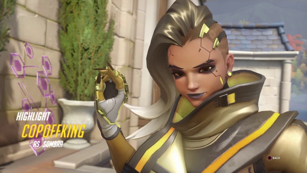 Overwatch Sombra highlights and plays of the game - YouTube