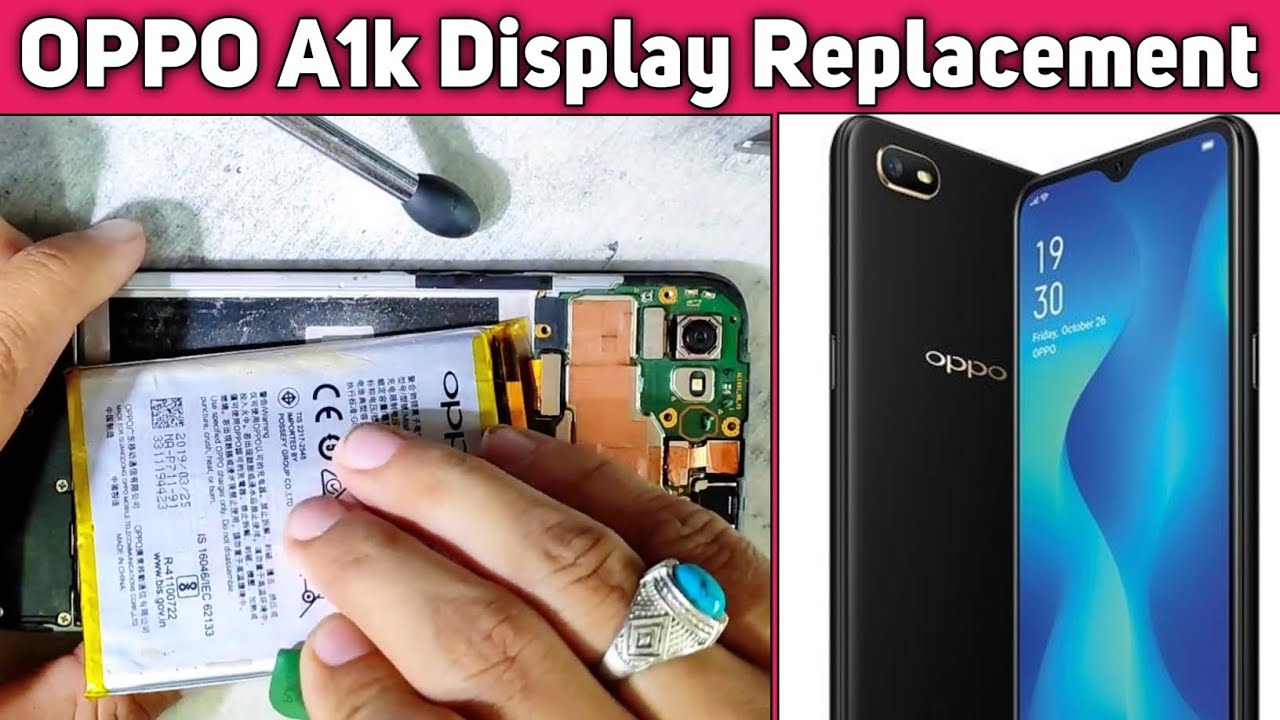 Oppo A1k Display Replacement|| Oppo A1k Display Changing|| LCD CHANGING ...
