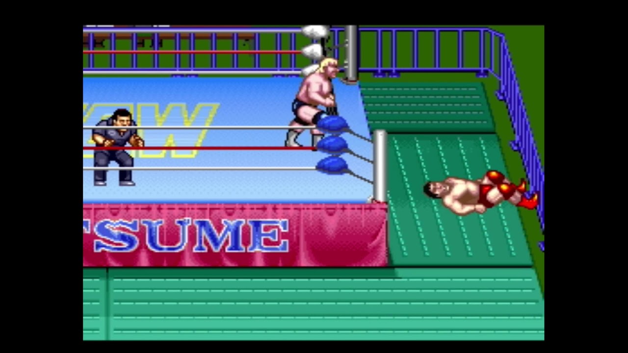 Natsume Championship Wrestling [SNES] - IN YOUR FACE!!! - YouTube