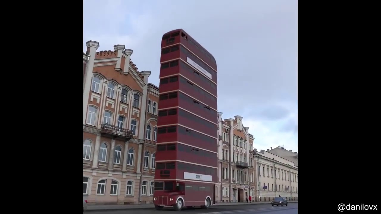 A really tall bus - YouTube