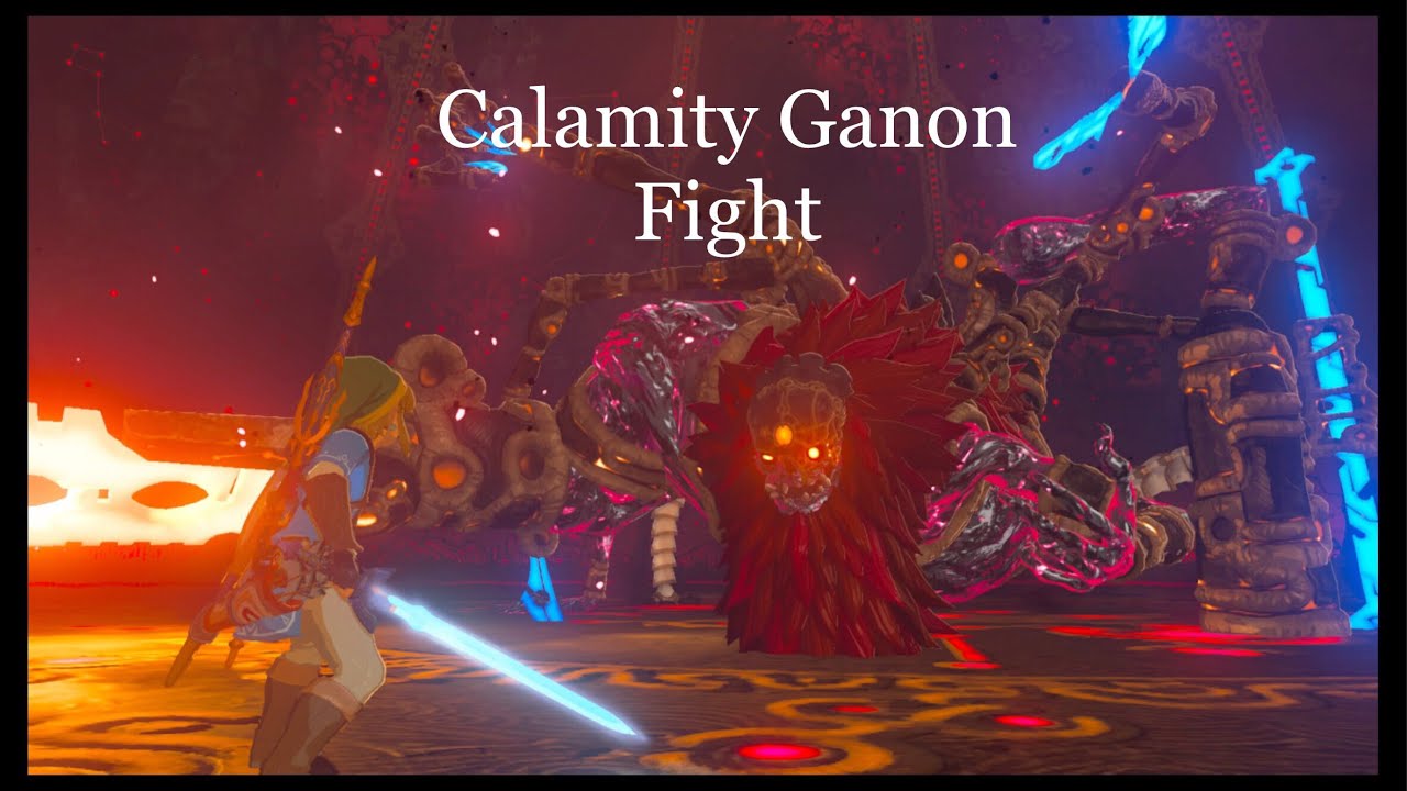 Zelda botw- calamity ganon fight - YouTube