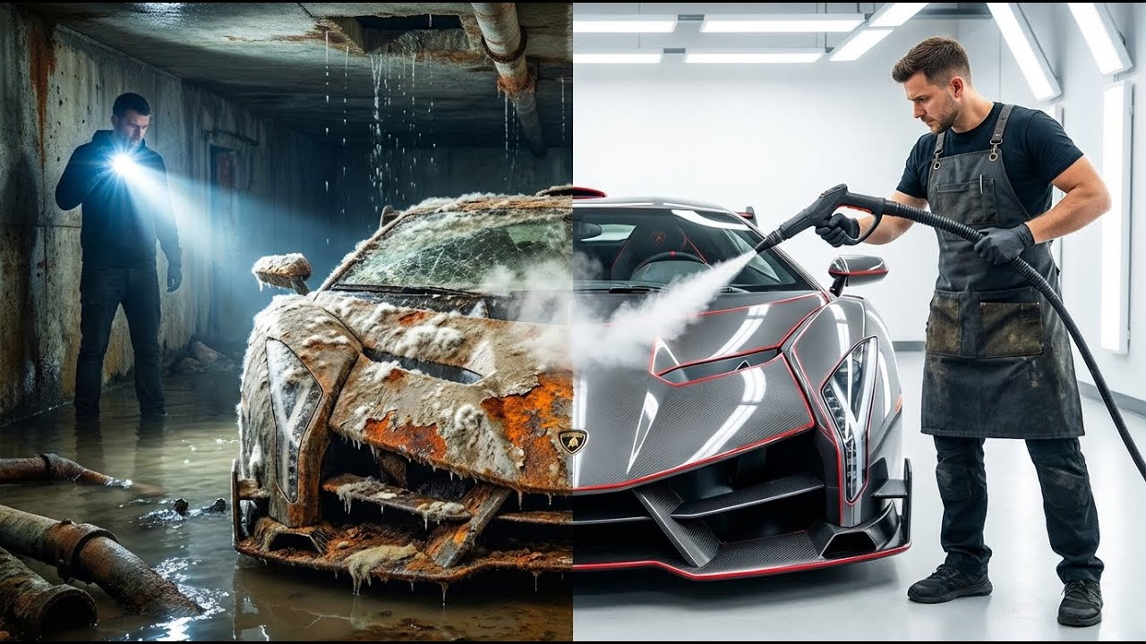 Restoring A Flooded $4,000,000 Lamborghini Veneno - YouTube