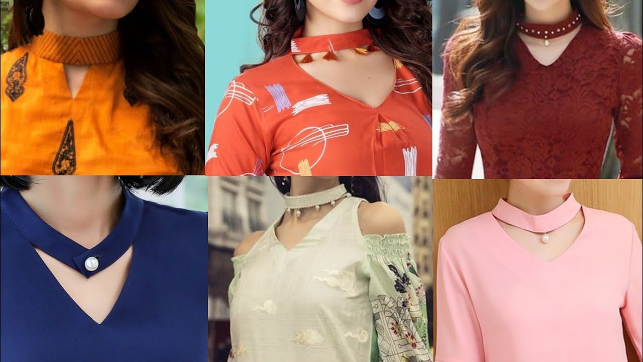 20+Beautiful And Trendy Choker Neck Design |2020| - YouTube