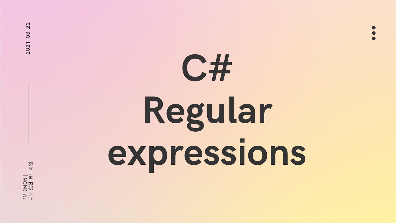 Implemented basic Regex codes in C# windows Application - YouTube