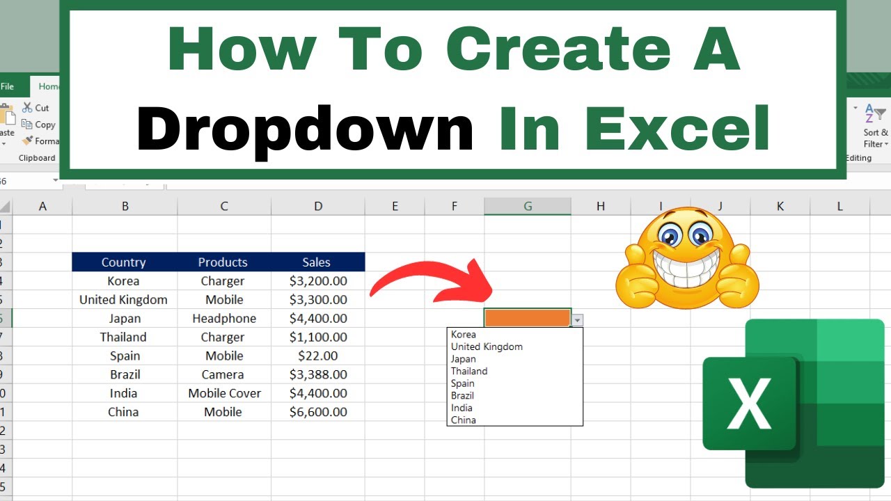 How To Create A Dropdown List In Excel Excel Job Interview Questions 0305