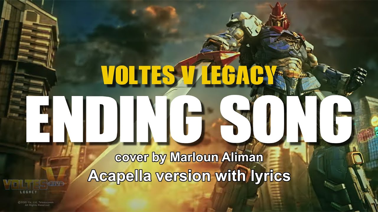 VOLTES V LEGACY Ending song - Marloun Aliman ACAPELLA with LYRICS - YouTube