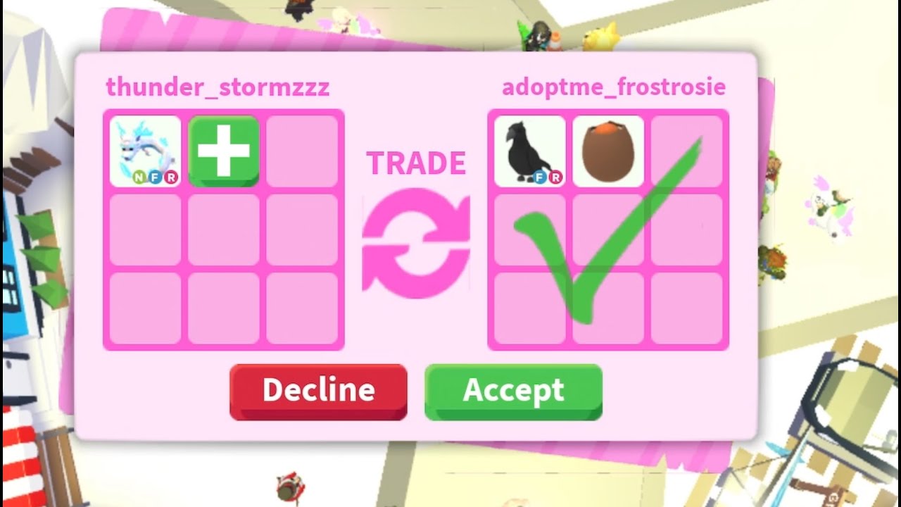 adopt me trading# What people trade for a neon flyable rideable frost ...