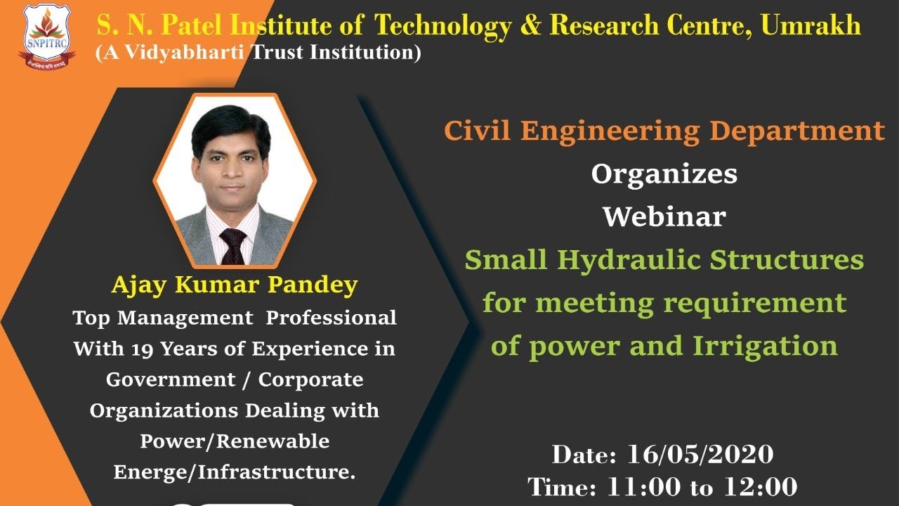 Small Hydraulic Structures for meeting requirement of power and ...