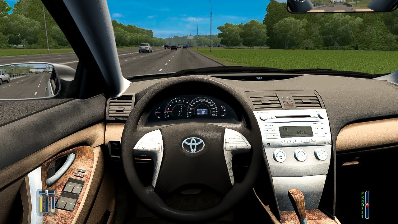 City Car Driving - Toyota Camry XV40 | Normal Driving - YouTube