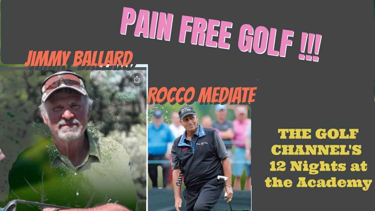 Jimmy Ballard and Rocco Mediate at the Golf Channel Academy: Reaction ...