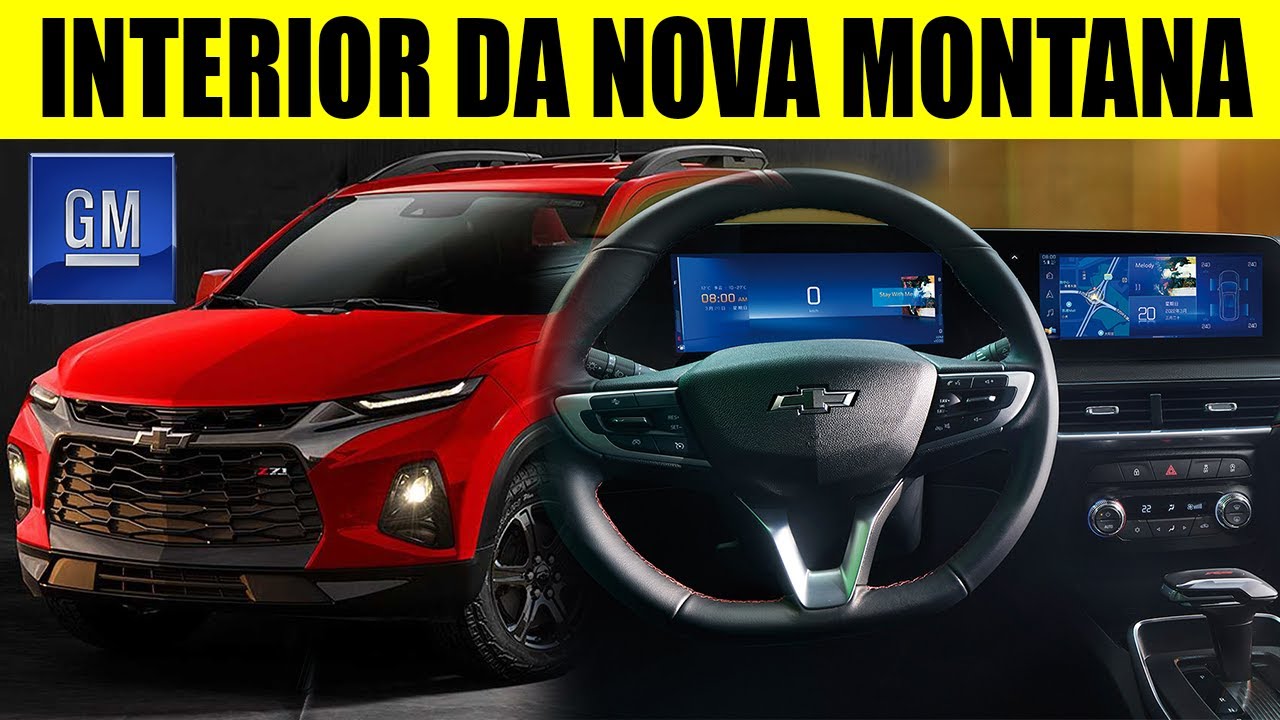 TUDO SOBRE O INTERIOR DA NOVA PICAPE CHEVROLET MONTANA 2023 - YouTube