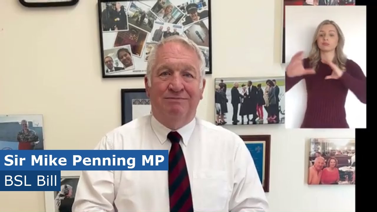 British Sign Language Bill, Mar 2022 - YouTube