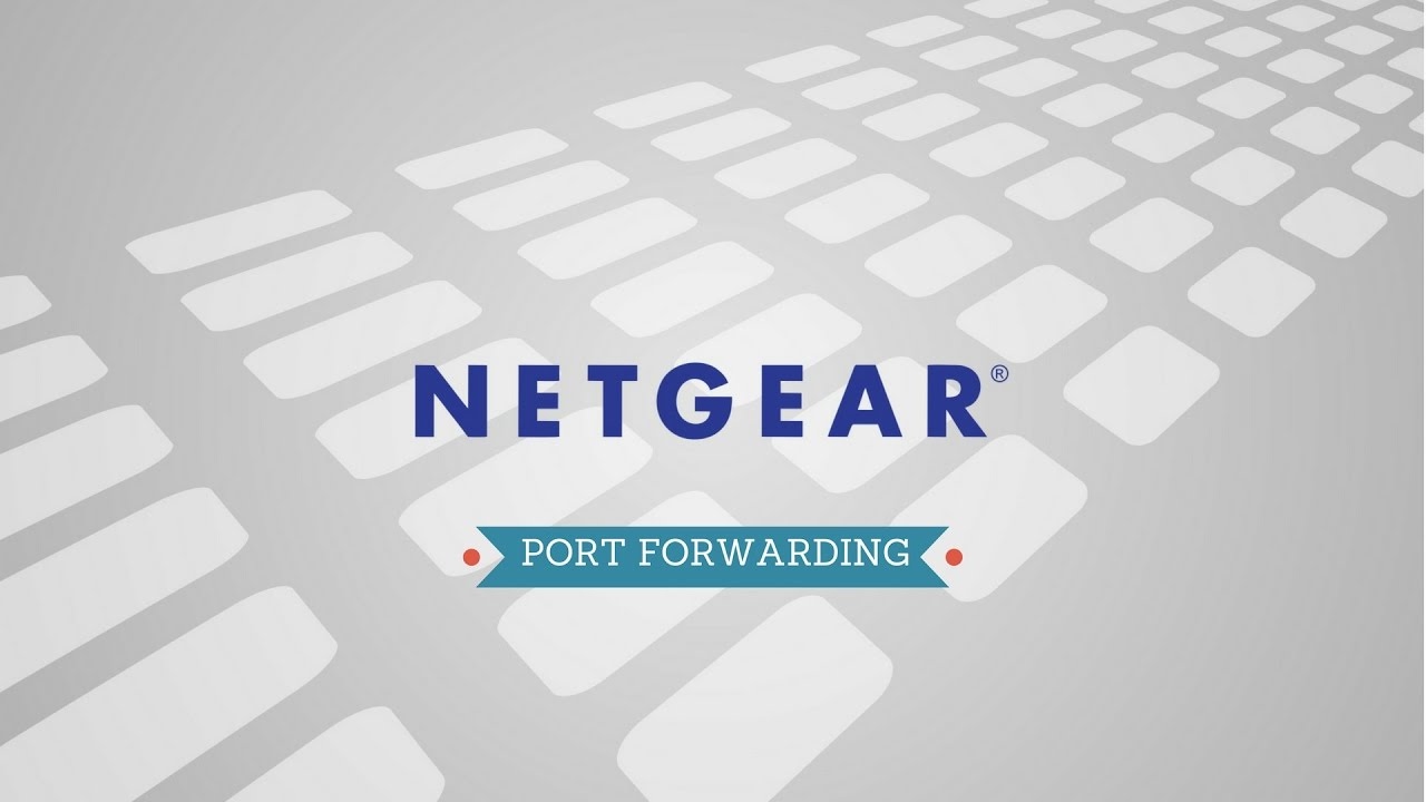 Port Forwarding With a Netgear router - YouTube