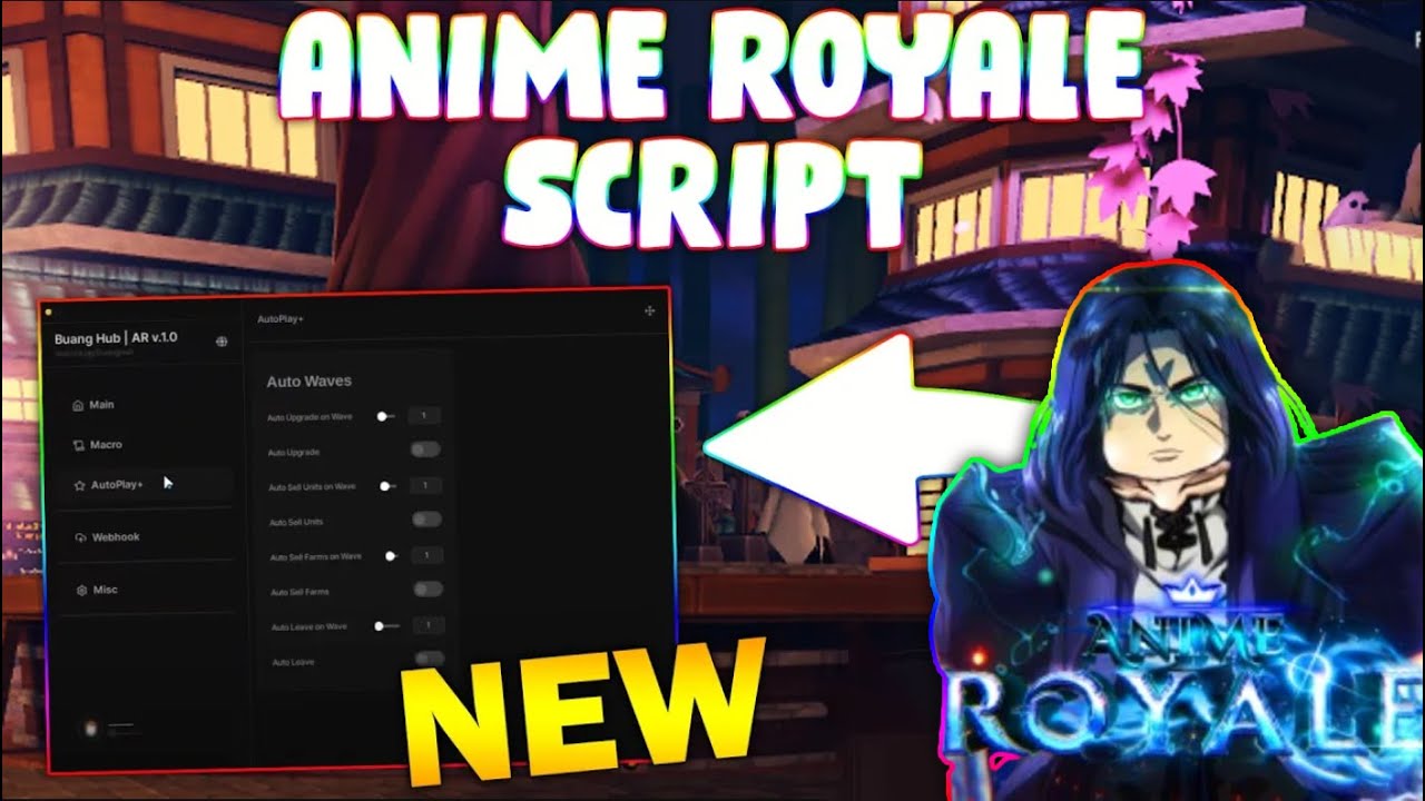 *NEW* Anime Royale Script (PASTEBIN 2024) (AUTO UPGRADE , AUTO PLAY ...
