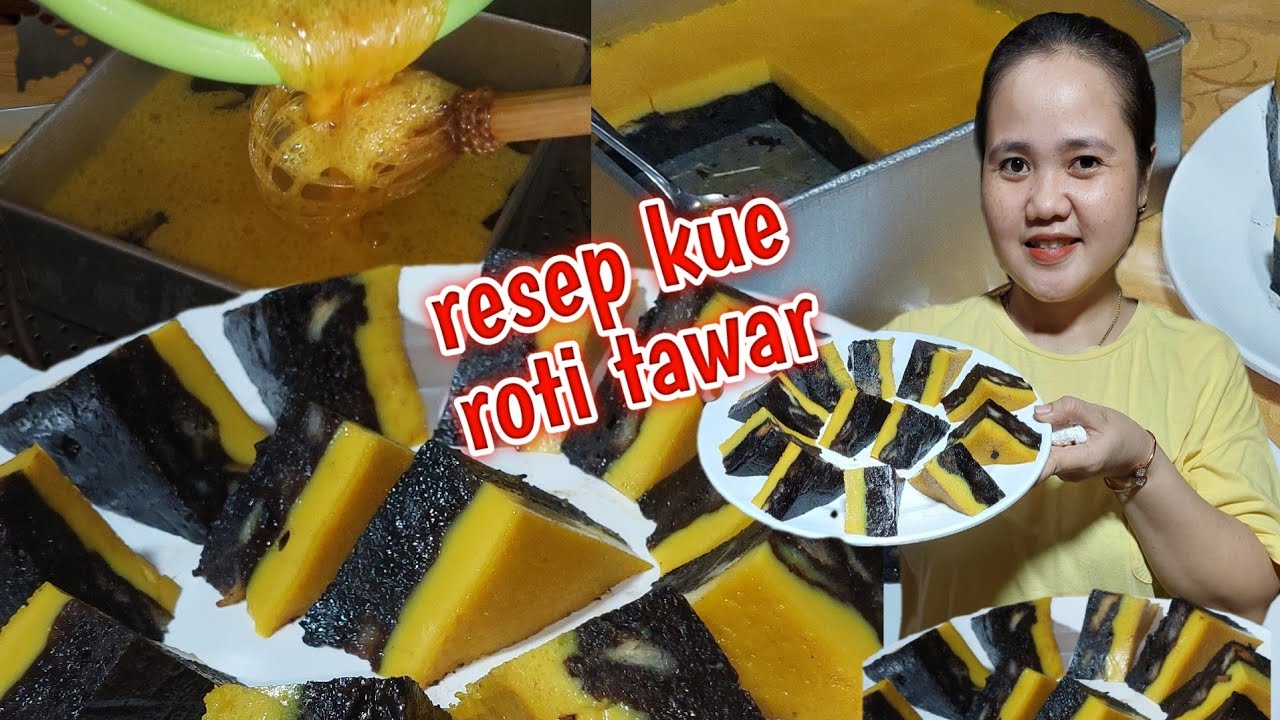 resep kue roti tawar kukus, kue bosara bugis - YouTube