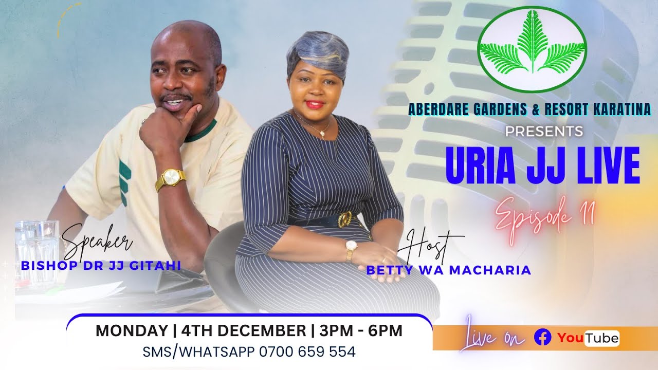 Uria JJ Live || Episode 11 || Live from Aberdare Gardens & Resort ...