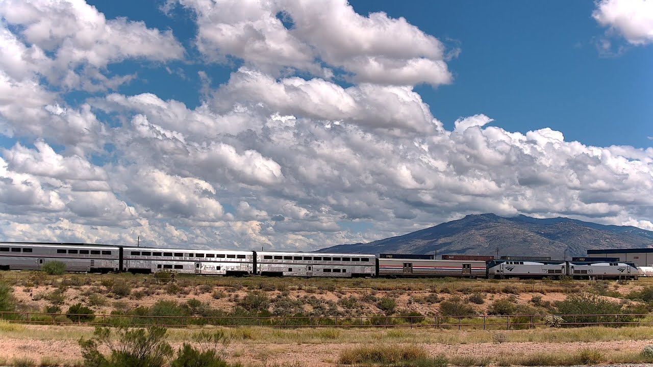 Amtrak #2 (09) Sunset Limited from Tacna, Wilmot and Willcox (09/2022 ...