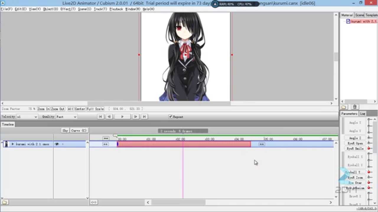 【live2d Cubism2.0入门级教程】part7 - YouTube