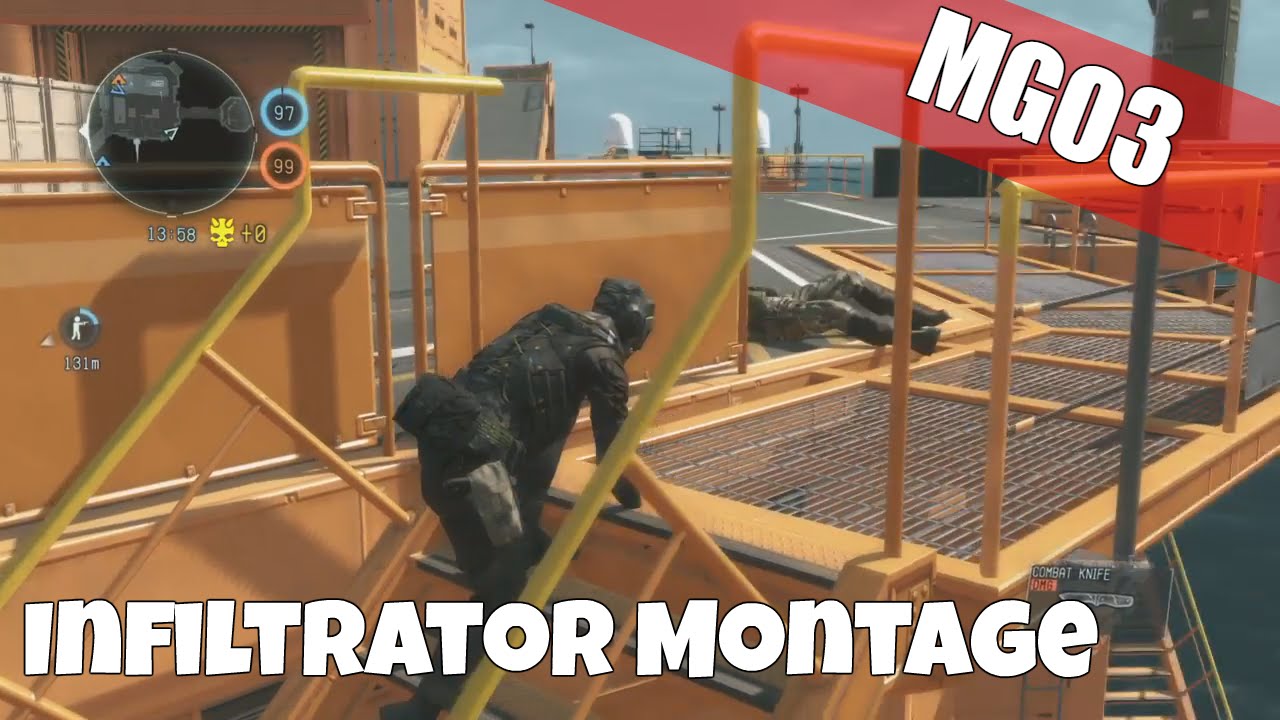 Sneaky Freaky Infiltrator OPS | Metal Gear Online 3 - YouTube
