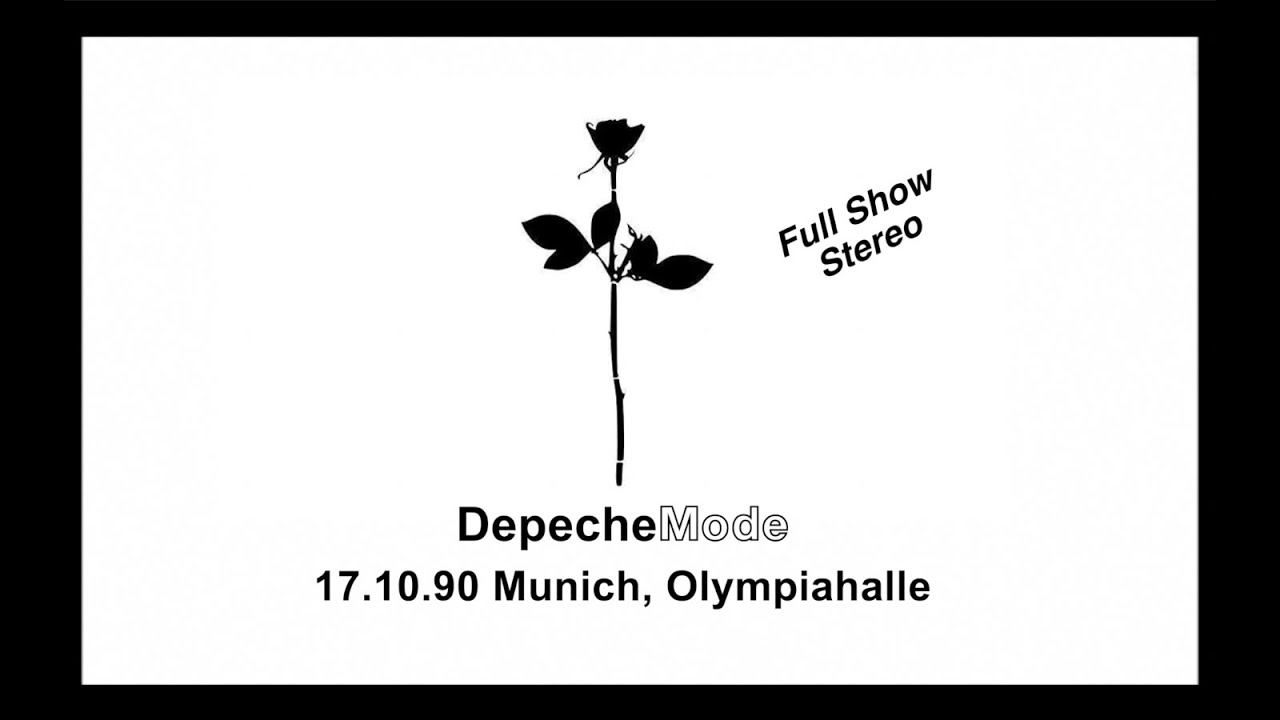 Depeche Mode live Munich 17 Oct 1990 - full show - YouTube