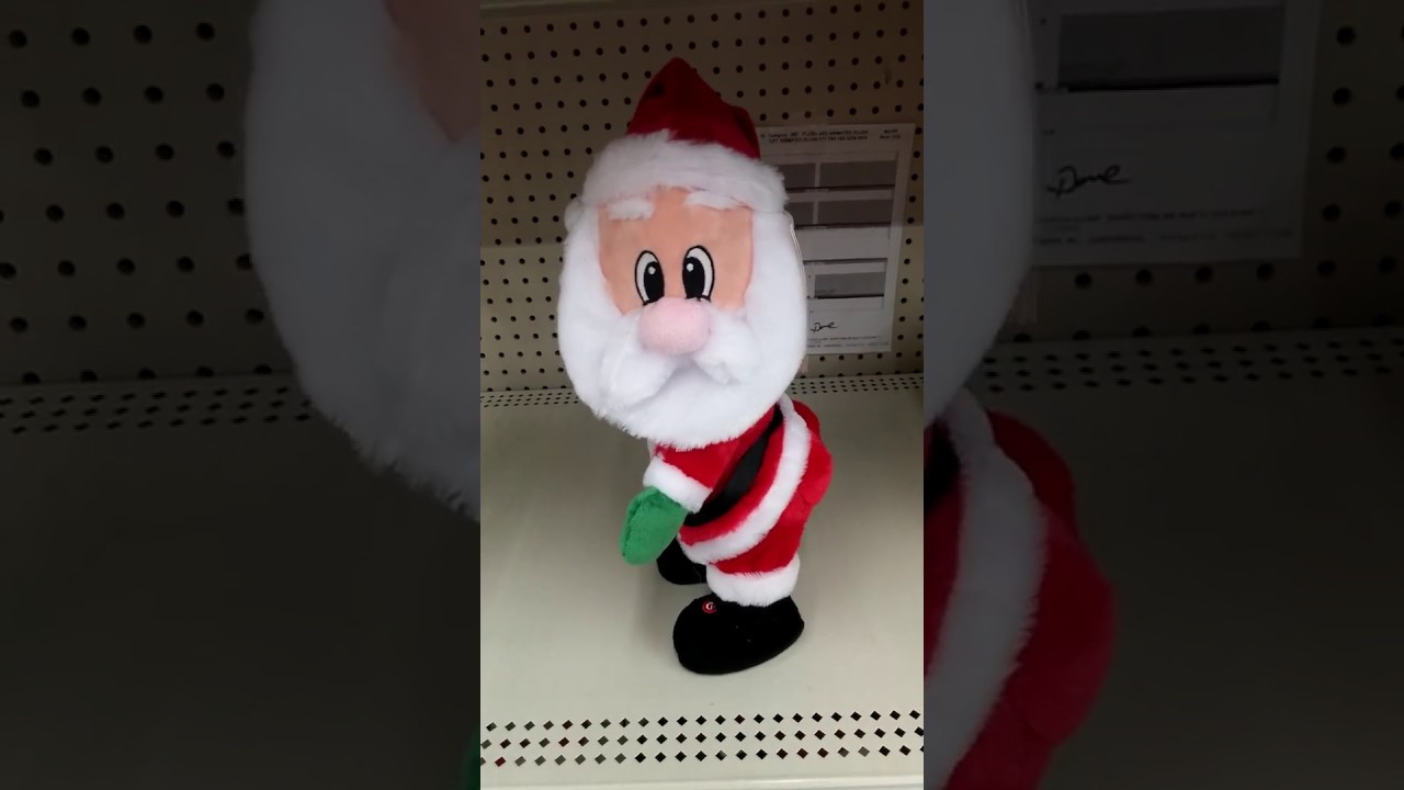 Walmart Twerking Santa Dancing Seasonal Toy Youtube