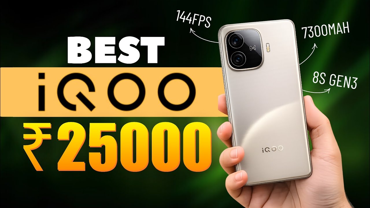 Top 3 Best iQOO Phones Under ₹25000 (2026) ⚡ Best Performance Phone ...