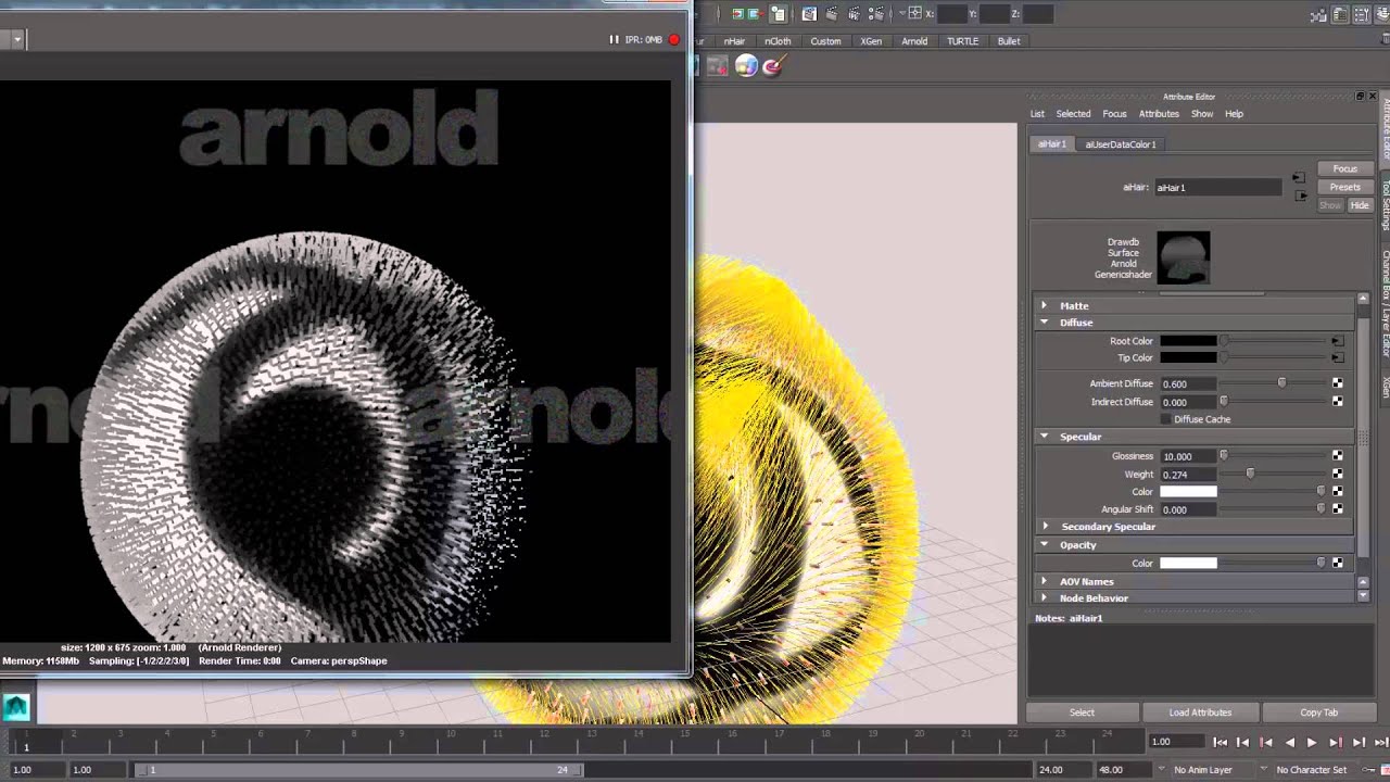 Rendering Xgen fur with Arnold - YouTube