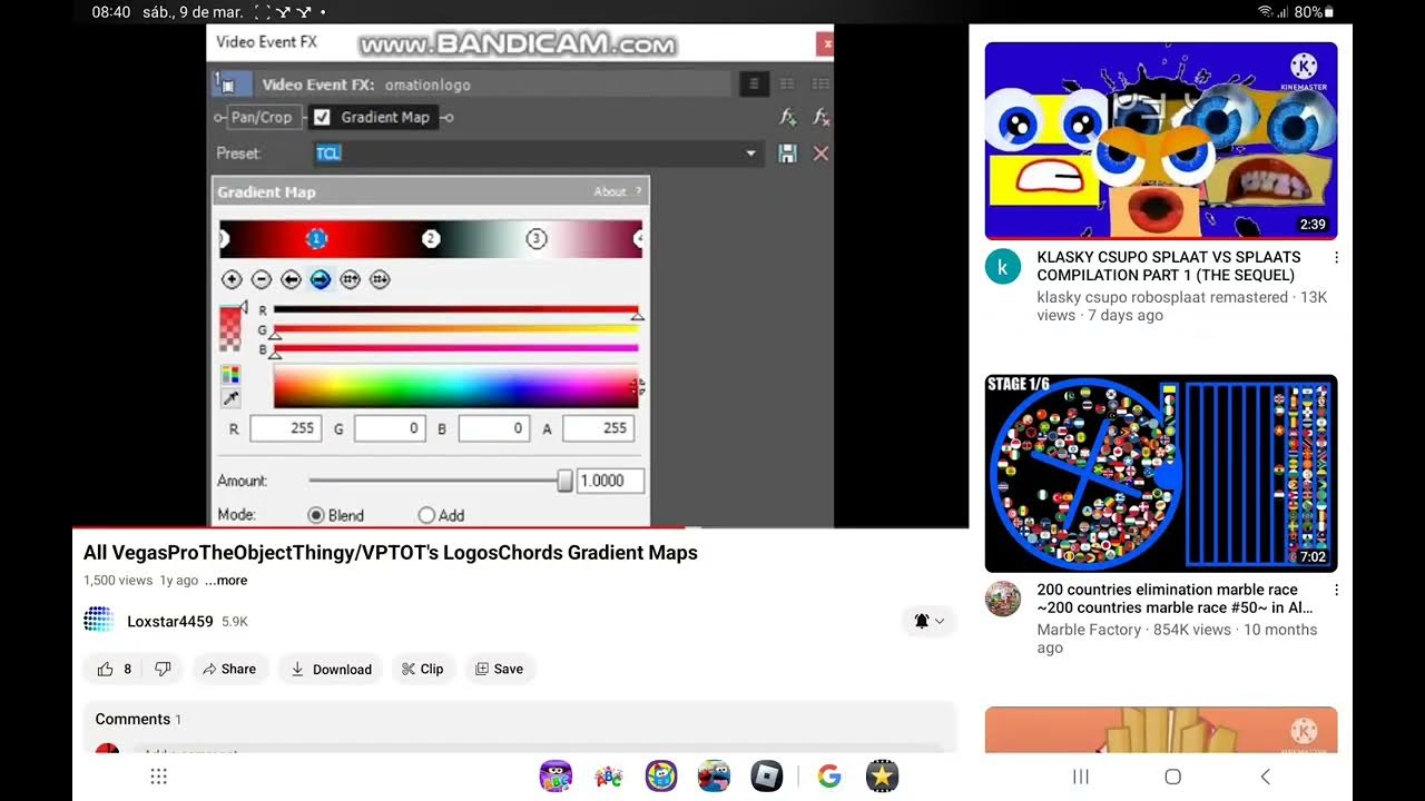 Gradient Map for TCL Chorded - YouTube