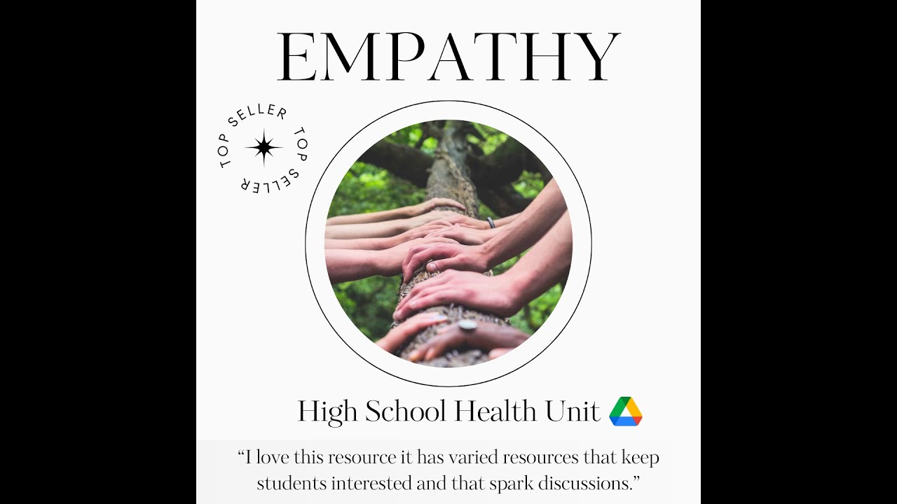 Empathy Unit Preview: A Social-Emotional Learning High School Health ...